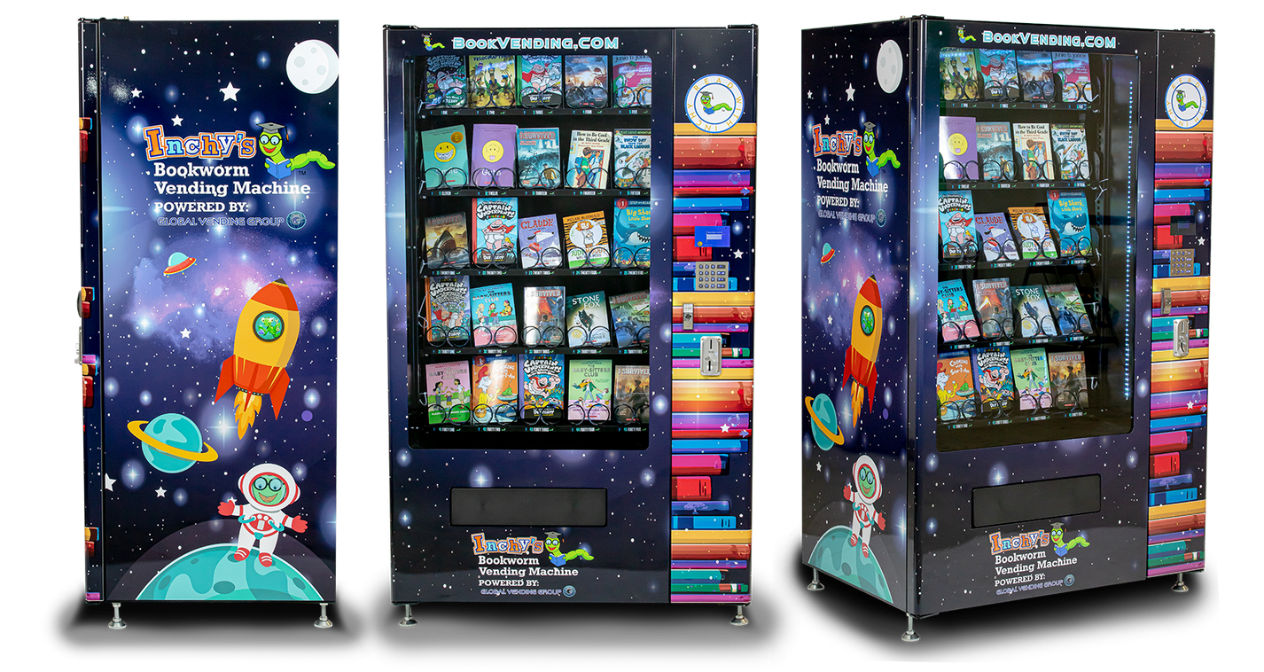 INCHY'S BOOKWORM VENDING MACHINE – BookVending.com