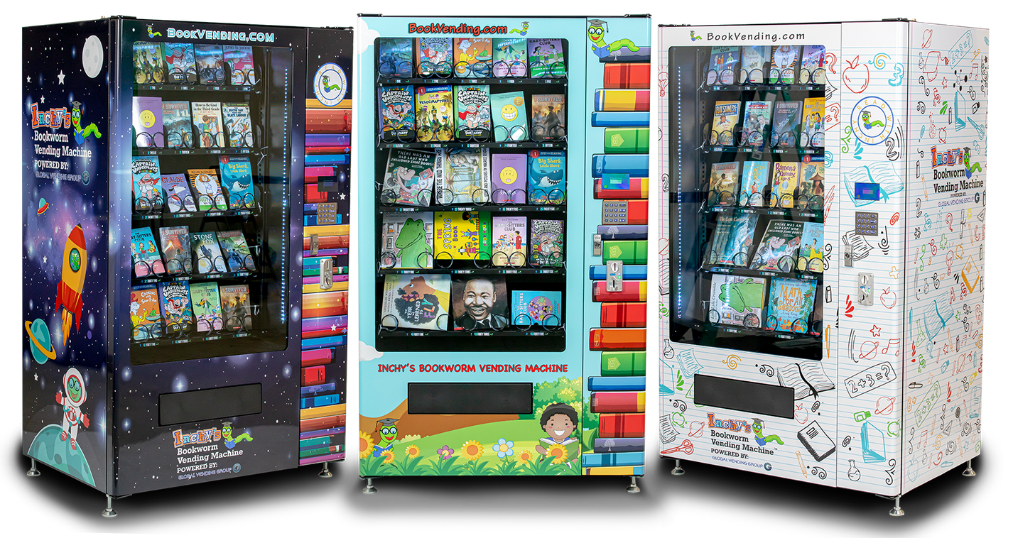 INCHY'S BOOKWORM VENDING MACHINE – BookVending.com
