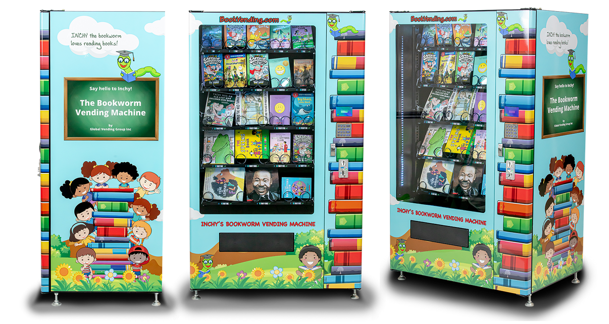 INCHY'S BOOKWORM VENDING MACHINE – BookVending.com